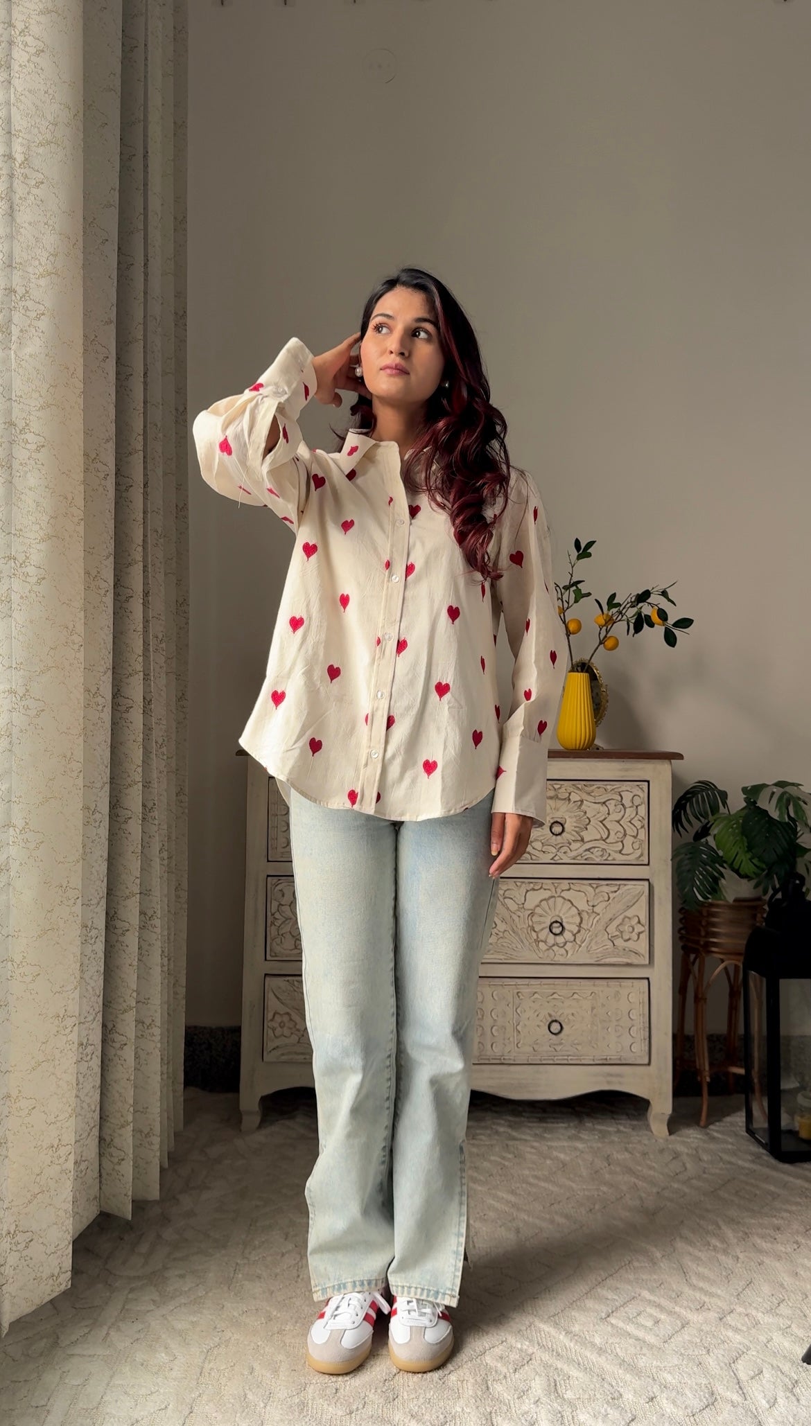 Dilruba Cotton Shirt – Shaayra